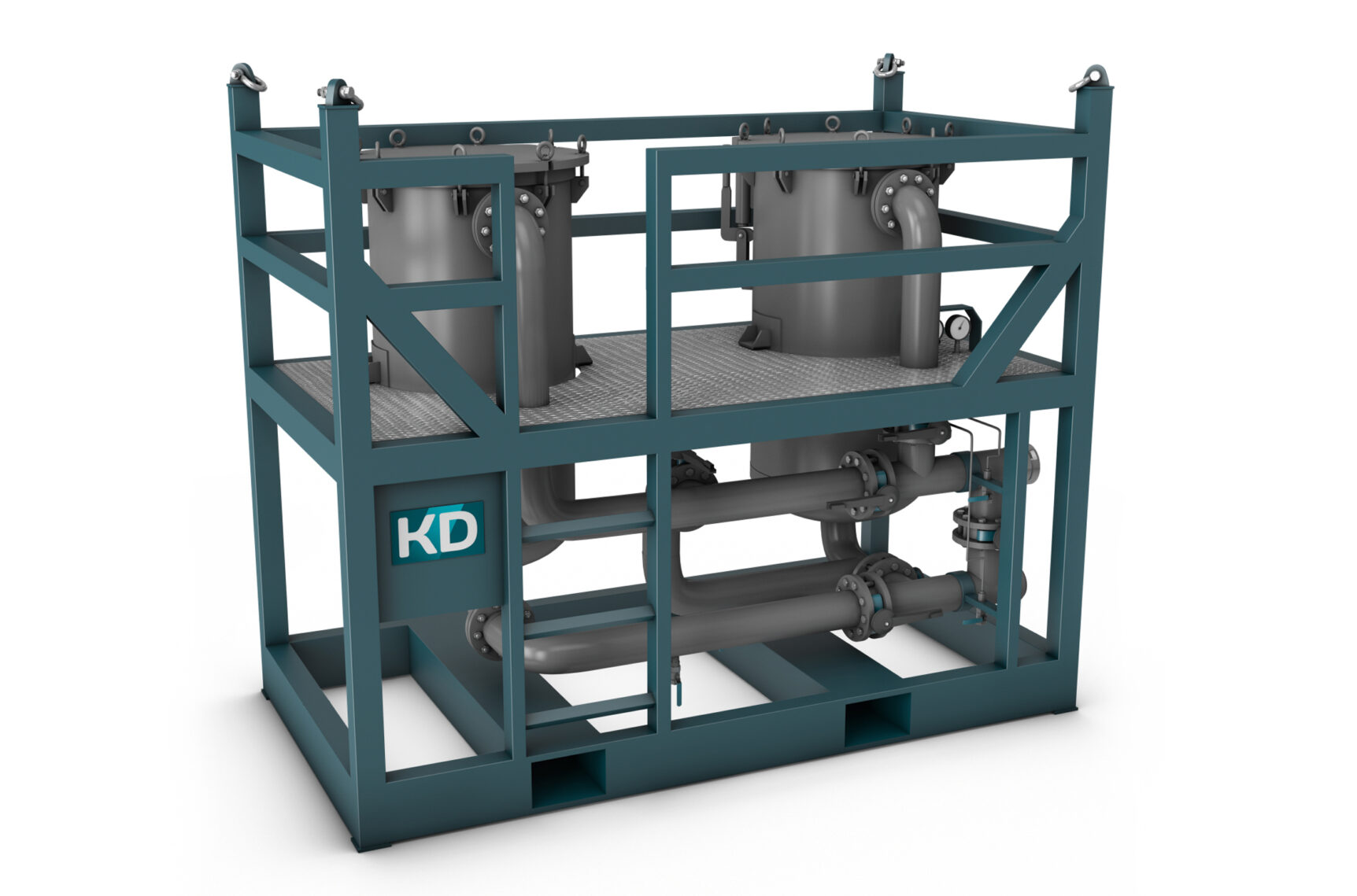 Dual High Flow Filtration Skid - KD International